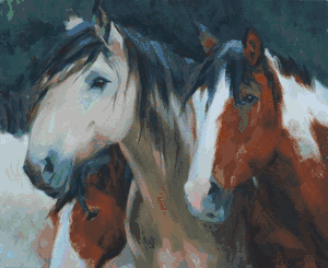 Deborah Peters Horse Paintings