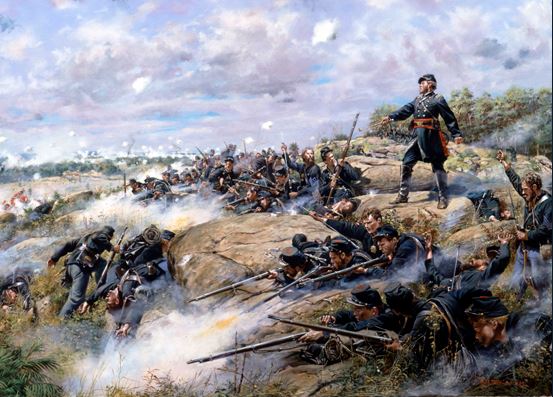 Don Troiani - Don't Give An Inch - Gettysburg, July 2, 1863