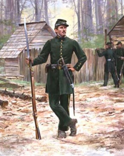 Don Troiani - Clinch Rifles, Georgia Militia 1861 UNAVAILABLE