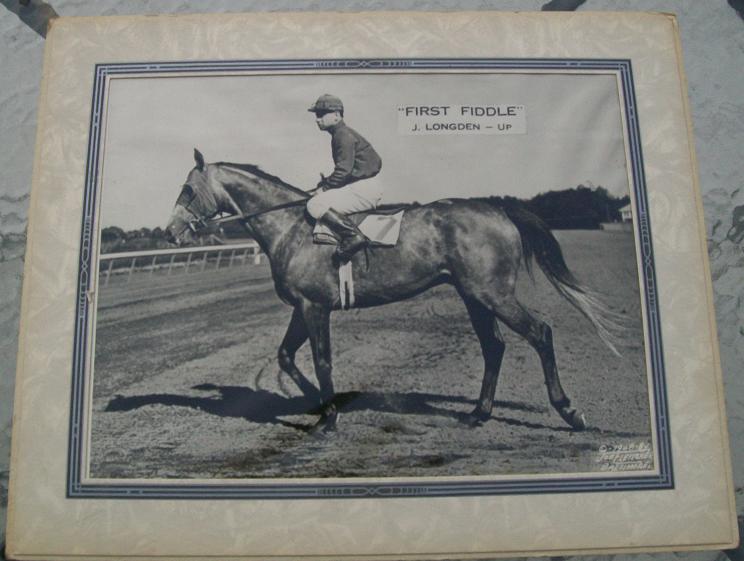 First Fiddle - Johnny Longden Jockey - Vintage Photograph from 1948