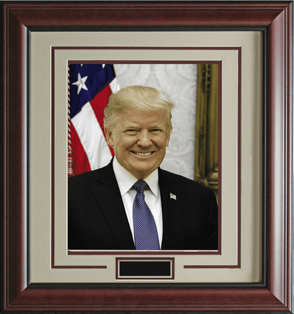Framed Donald Trump - Smiling - Two Sizes