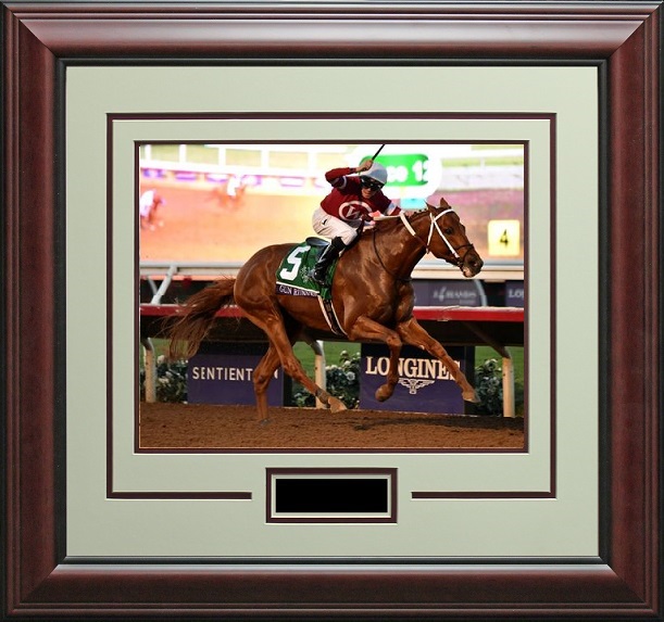 Gun Runner Winning 2017 Breeders Cup - Framed Photo