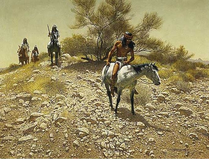 Frank McCarthy - Apache Trackers - Limited Edition Print