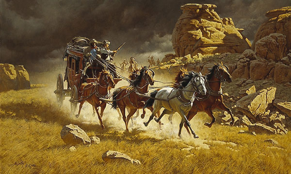 Frank McCarthy - The Chase - Signed & Numbered Print