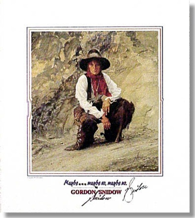 Gordon Snidow - Maybe...Maybe So, Maybe No - Cowgirl Print