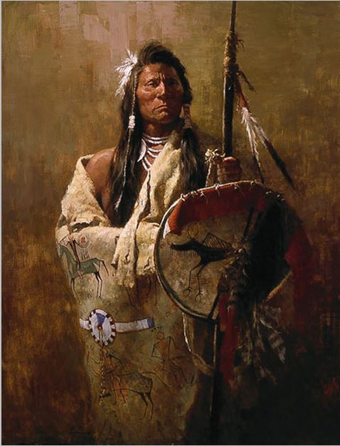Howard Terpning - Status Symbols - Native American Print