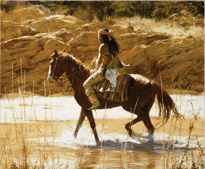 Howard Terpning - The Captain's Horse - Signed and Numbered Giclee