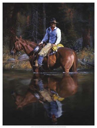 Jack Sorenson - A Sound of the Timber - Western Art Print