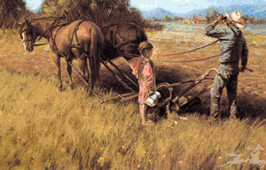 Loren Entz Art Prints of Cowboys and Horses