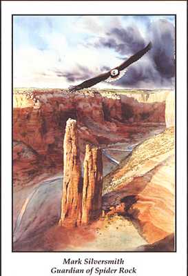 Mark Silversmith - Guardian of Spider Rock - Western Landscape Print