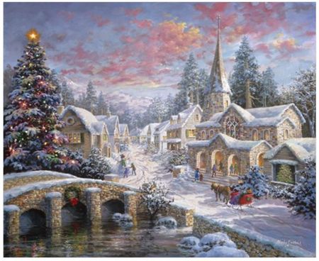 Nicky Boehme - Heaven on Earth 1 - Winter Scene Art Print