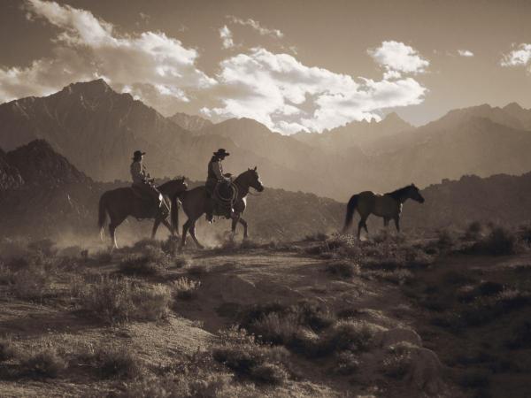 Robert Dawson - Bringing in the Rogue - Western Print