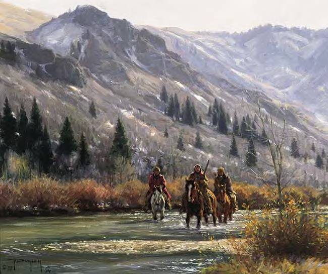 Robert Duncan - In the Canyon - Western Art Print