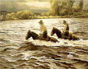 Robert Summers - High Water Crossing - Signed & Numbered Print