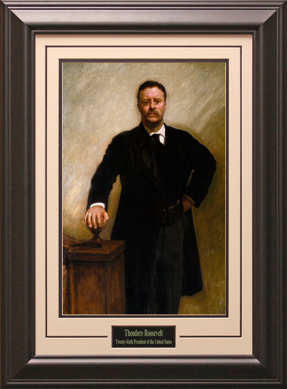 Theodore Roosevelt - 26th President of the U.S. - Framed & Matted