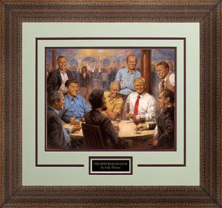 Andy Thomas - The Republican Club - Framed