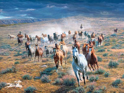 Tim Cox - Rumbling Thunder - Limited Edition Print