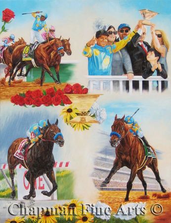 Tom Chapman - American Pharoah - Limited Edition Canvas