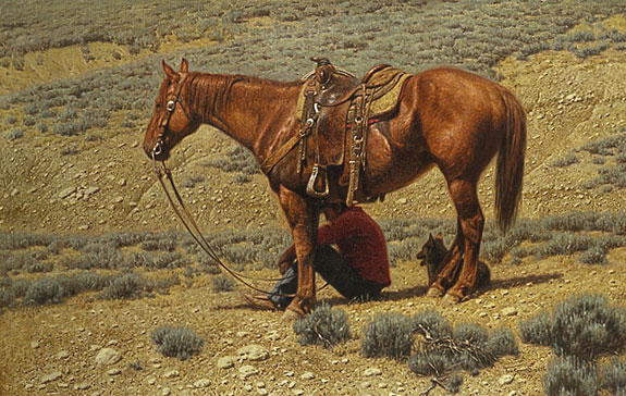 Tucker Smith - A Break - Horse Print