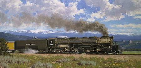 Tucker Smith - The Challenger - Western Train Print