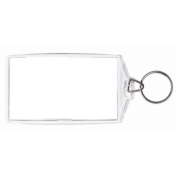 Clear Acrylic Key Ring
