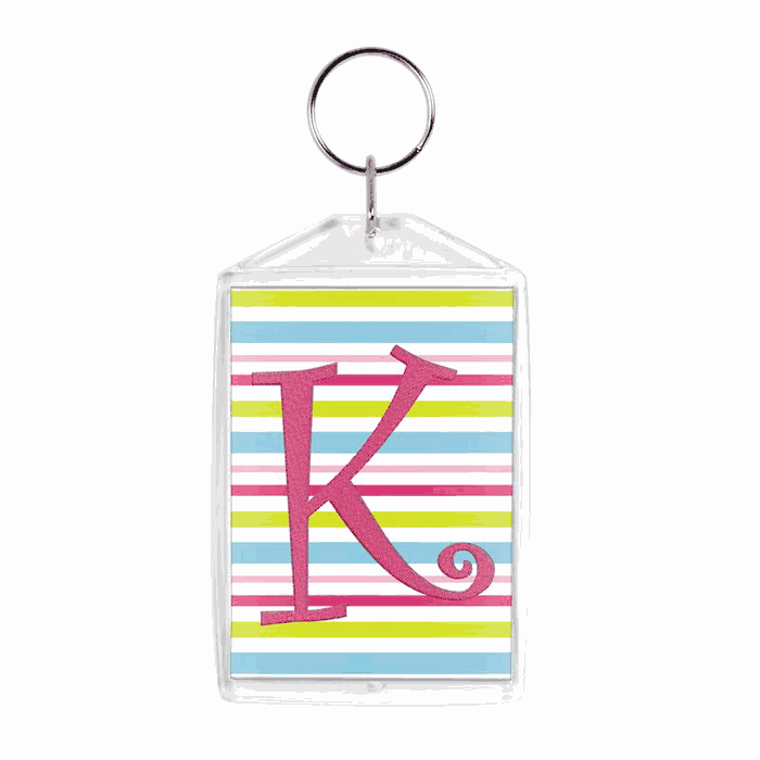 Clear Acrylic Key Ring