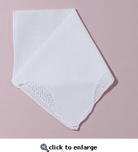 Corner Frame Lace Handkerchief