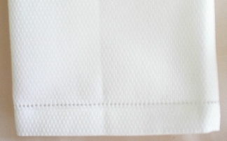 Huck Towel with Hemstitching