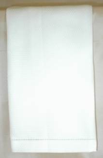 Huck Towel with Hemstitching