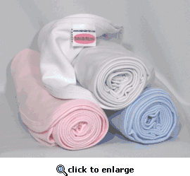 Infant Receiving Blanket - 100% Cotton Interlock