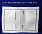 Linen Baby Bible Book Cover