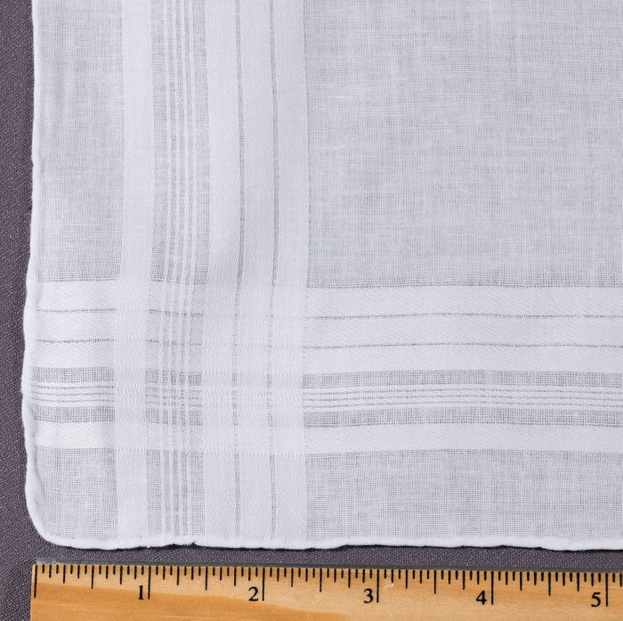 Men's Satin Banded Handkerchiefs