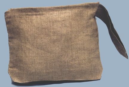 Natural 100% Linen Cosmetic Bag