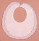 Scalloped Edge Cotton Fancy Baby Bib