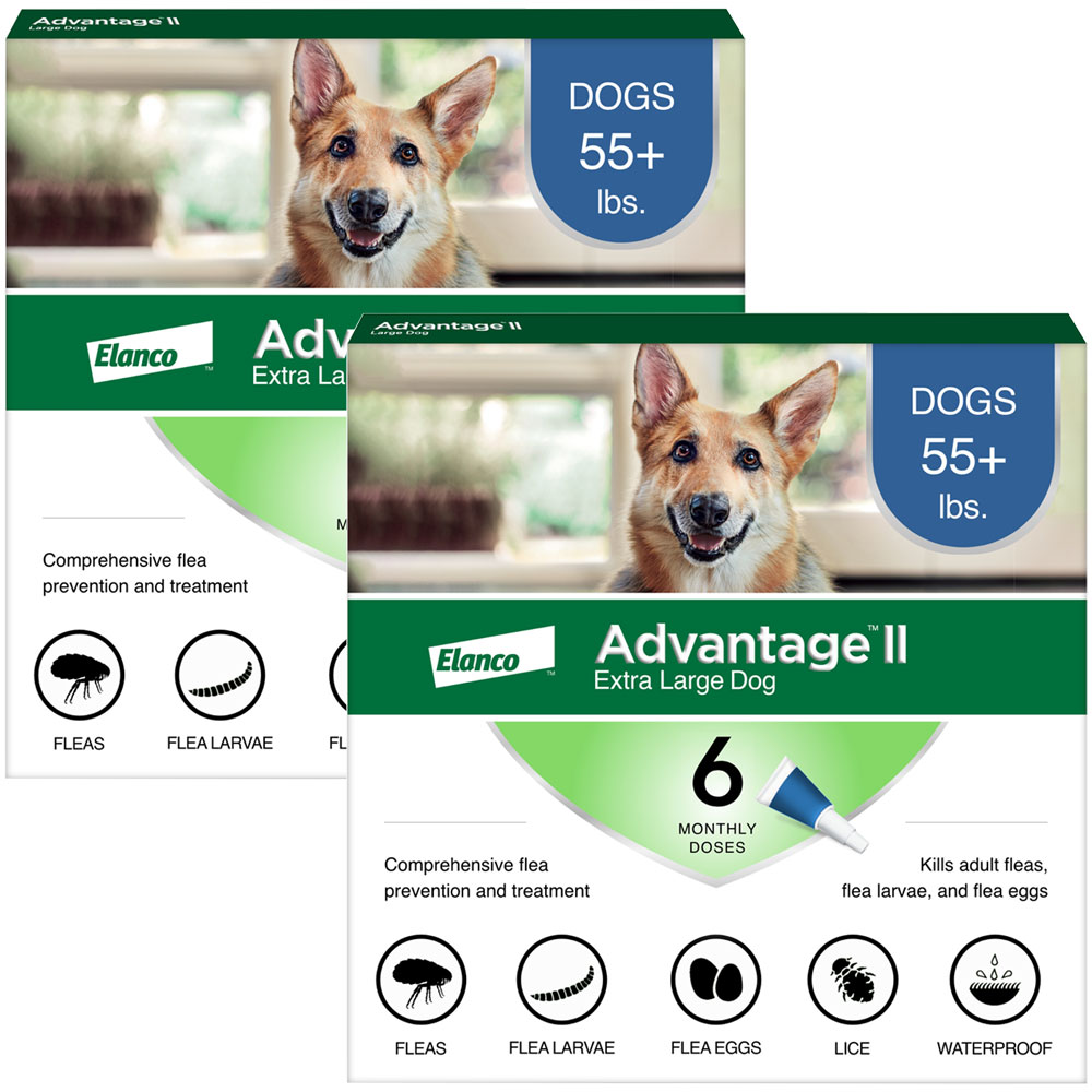 Advantage II XL Dogs Over 55 lbs.|Vet-Recommended Flea Treatment ...