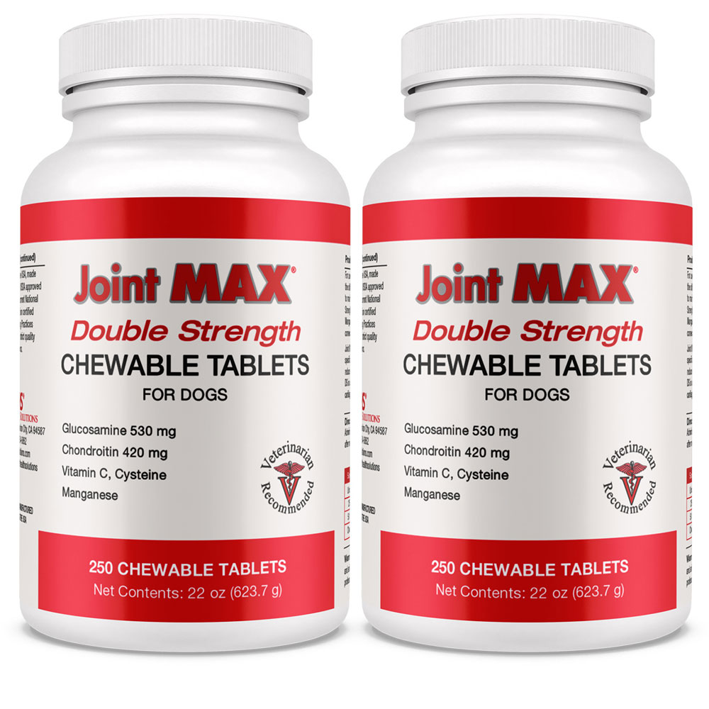 Joint MAX Double Strength 2 PACK 500 CHEWABLE TABLETS | EntirelyPets