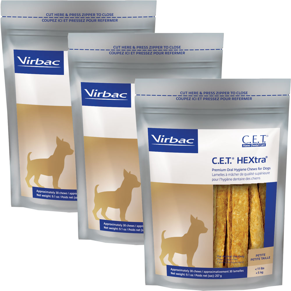3-PACK CET HEXtra Premium Chews - Petite (90 chews) | On Sale ...