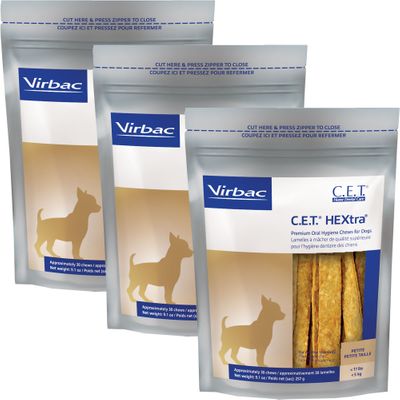 3-PACK CET HEXtra Premium Chews - Petite (90 chews) | On Sale ...