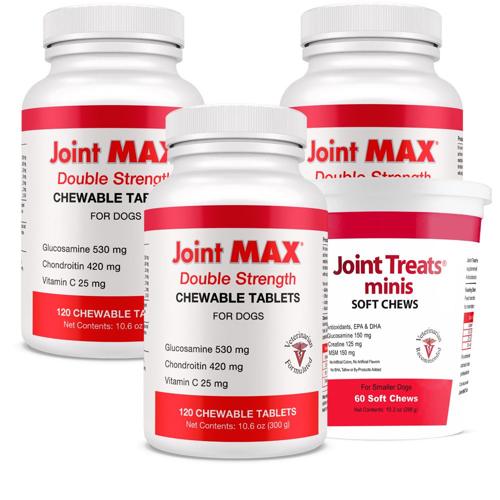 3-PACK Joint MAX Double Strength (360 Chewable Tablets) + FREE Joint ...