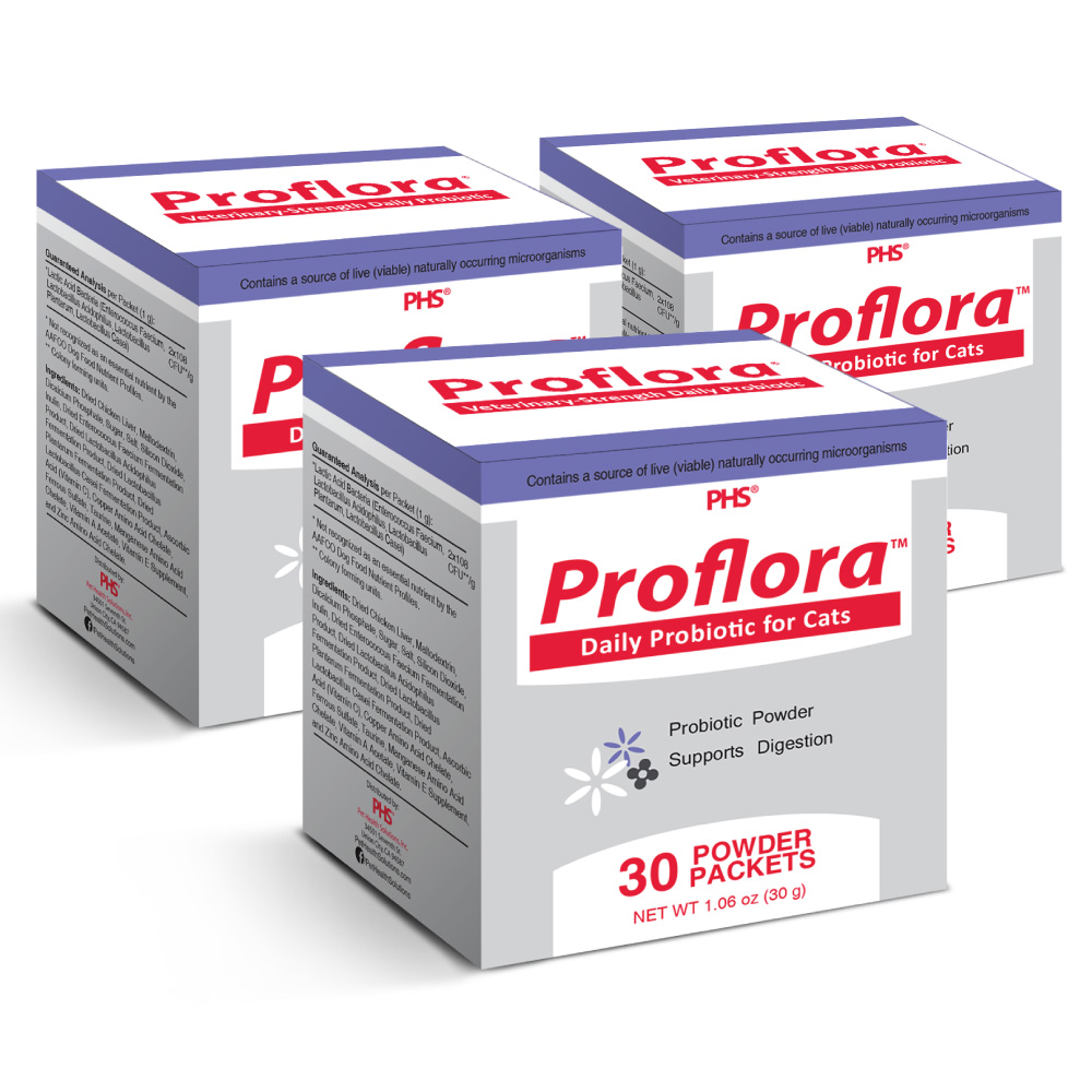 3-PACK Proflora® Probiotic for Cats (90 Servings)