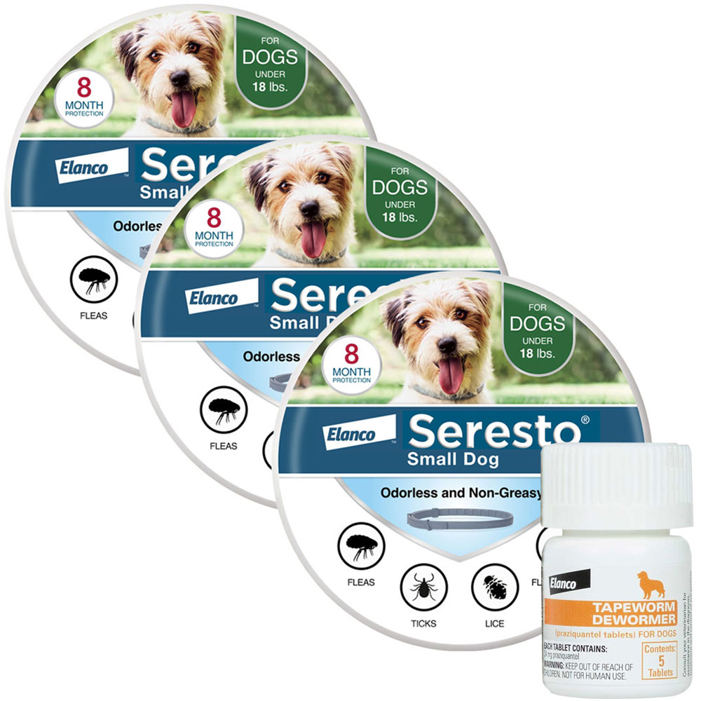 Seresto Small Dog Vet-Recommended Flea & Tick Treatment & Prevention ...