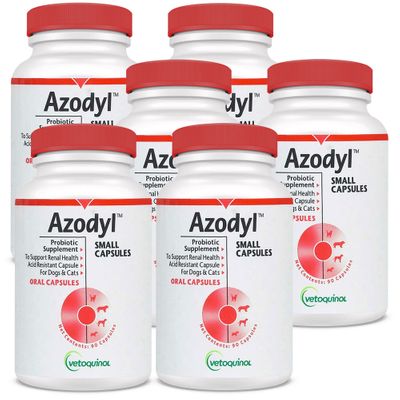 6-PACK Azodyl Small Caps (540 count) | On Sale | EntirelyPets