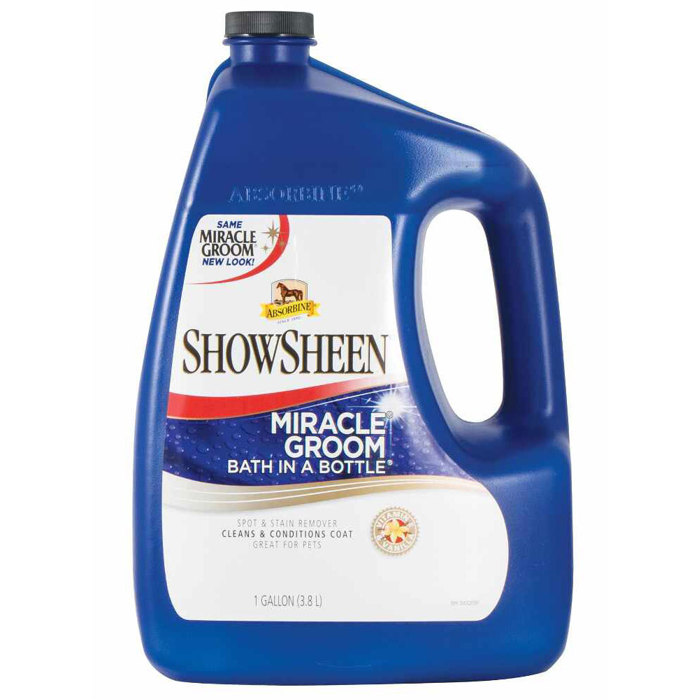 Absorbine ShowSheen Miracle Groom Bath in a Bottle (1 Gallon) | On Sale ...