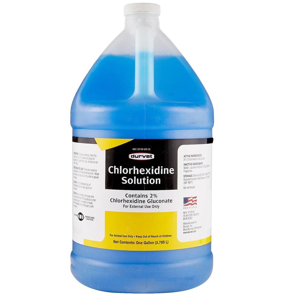 Chlorhexidine 2% Solution, 1 Gallon | On Sale | EntirelyPets