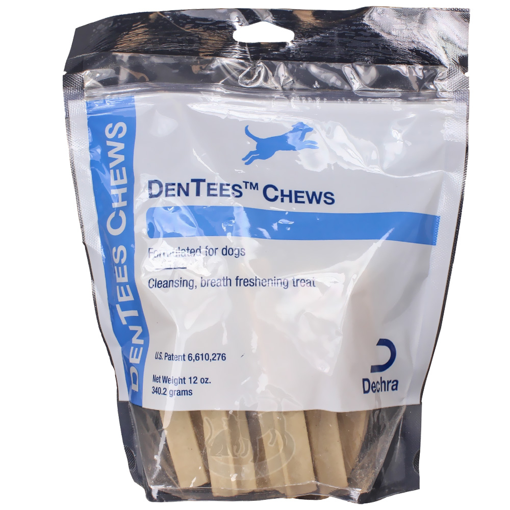 DermaPet Dentees Chews | Dermapet Dentees Natural Dog Chews