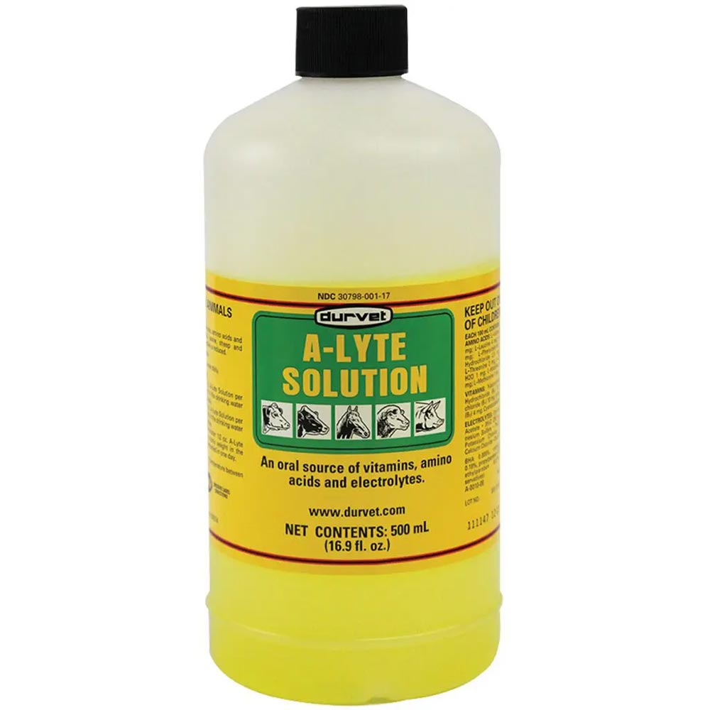Durvet A-Lyte Solution for Cattle, Sheep, Swine & Horses (500 mL ...