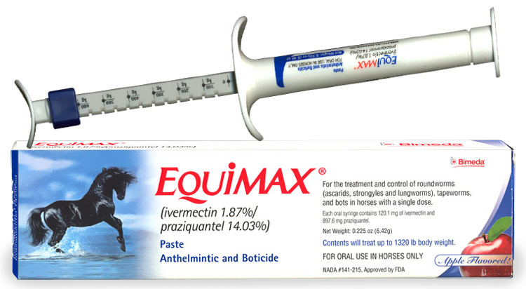 Equimax Paste - Apple Flavor (Ivermectin 1.87% / praziquantel 14.03% ...