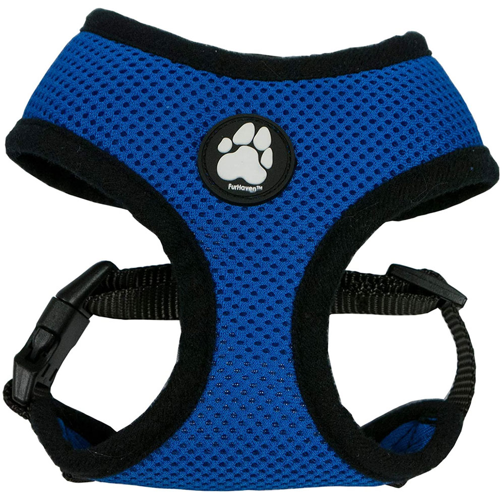 Furhaven Mesh Pet Harness - True Blue (Large) | On Sale | EntirelyPets