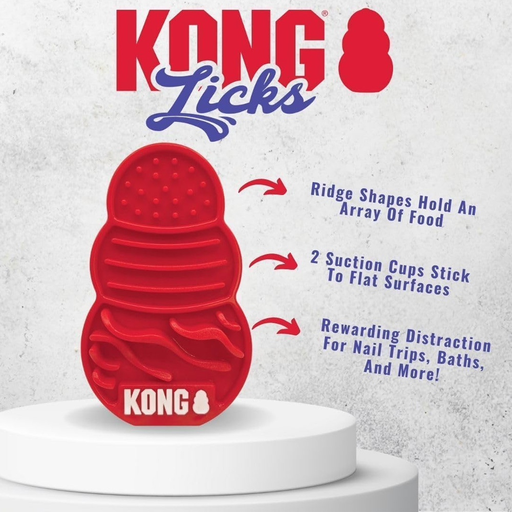 KONG Licks Mat Treat Dispenser with Ridges and Grooves, Small | On Sale ...