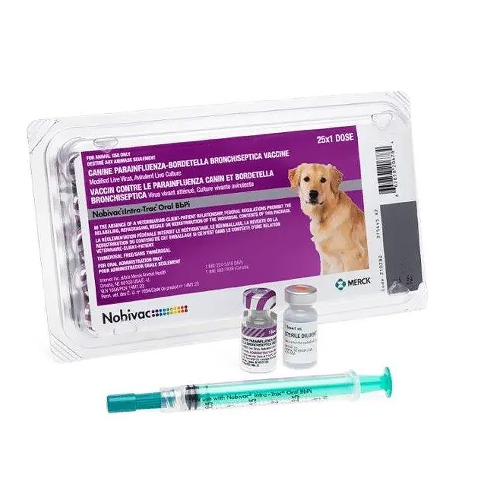 Nobivac Intra-Trac Oral BbPi Vaccine, Modified Live Virus, Avirulent ...